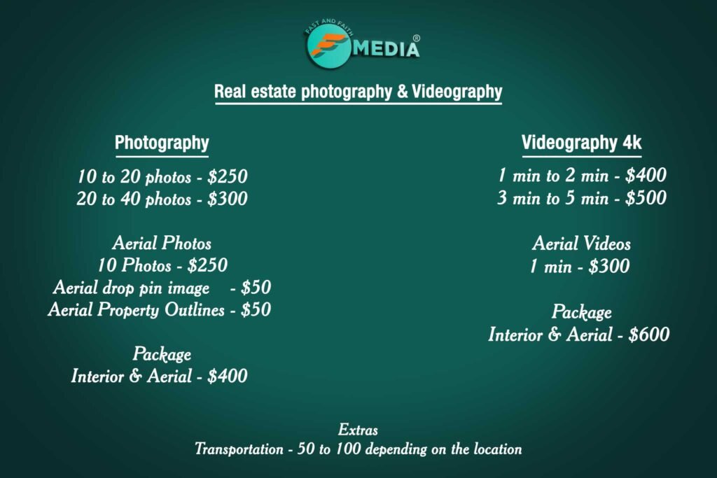 Price List – FF MEDIA Real Estate Photography